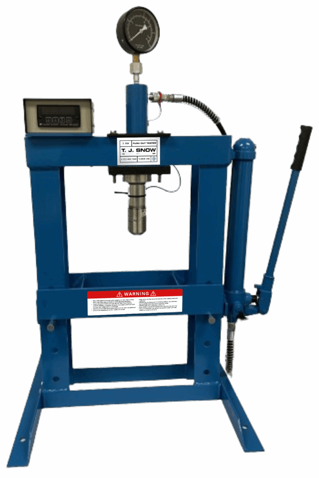 Push Out Tester For Resistance Weld Nuts And Studs | TJ Snow